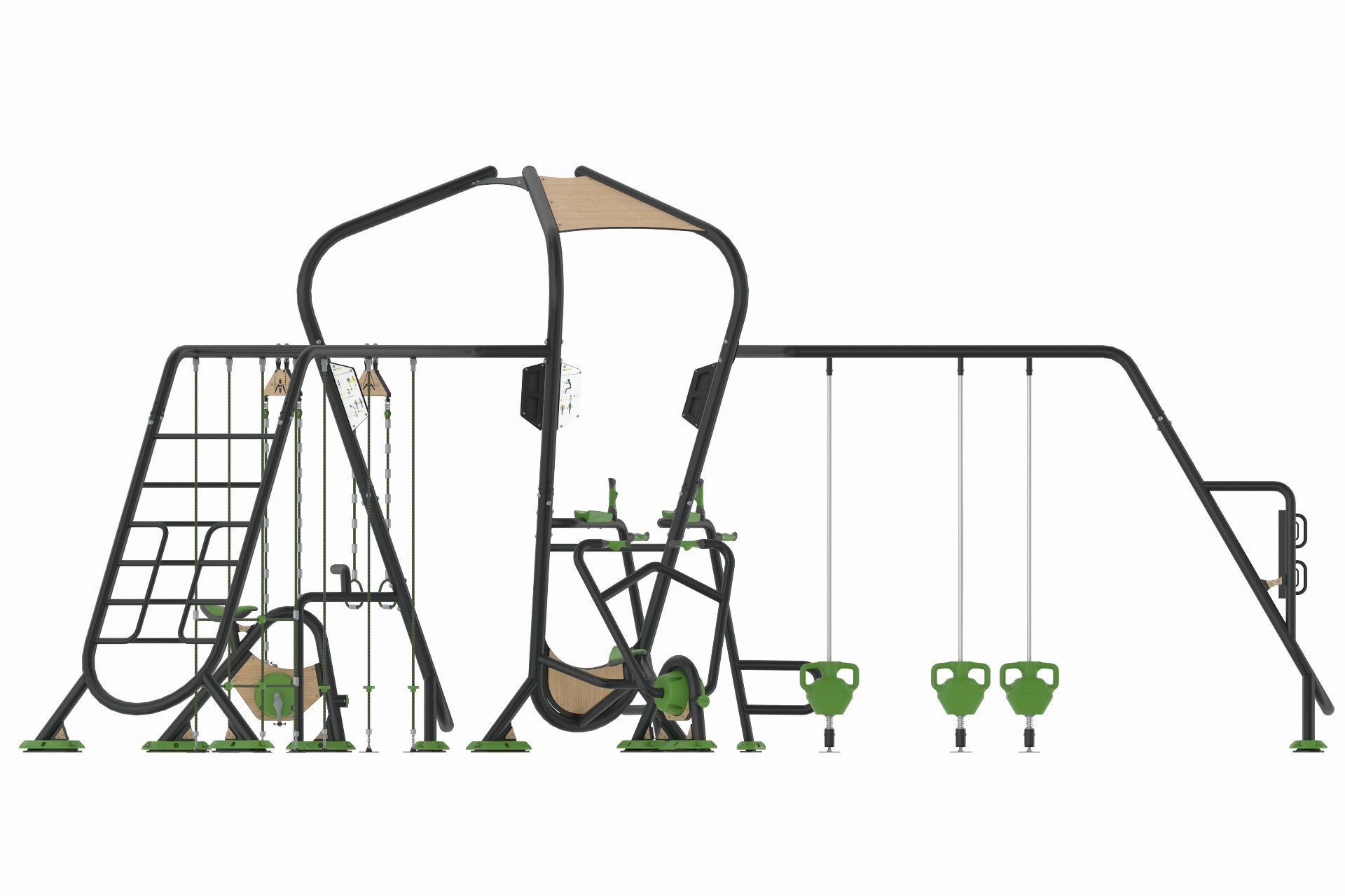 Outdoor Calisthenics Park / X - Ergonom Fitness (ACT 114)