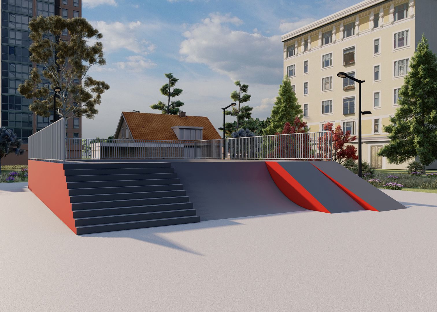 Cemer Playground Equipment - Skate Park (SK 12)